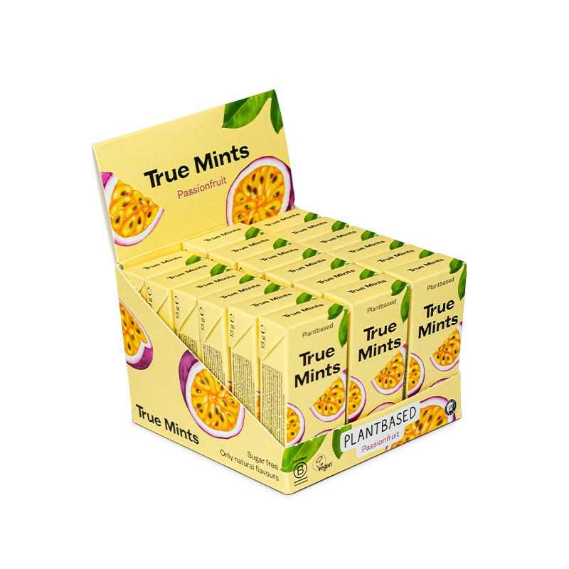 Sugar-free Passion Fruit Pastilles | Shop True Mints – True Co