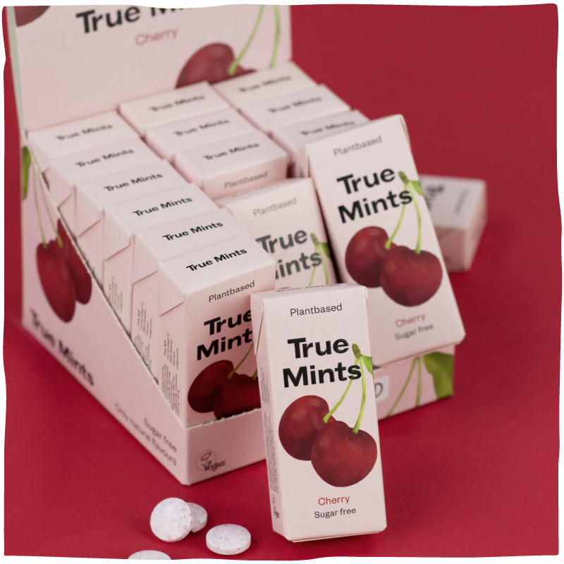 Sugar-free Cherry Pastilles | Shop True Mints – True Co