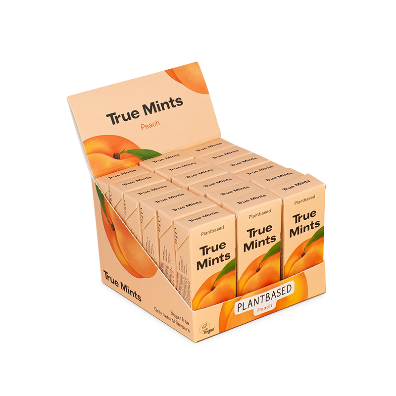 Sugar-free Peach Pastilles | Shop True Mints – True Co